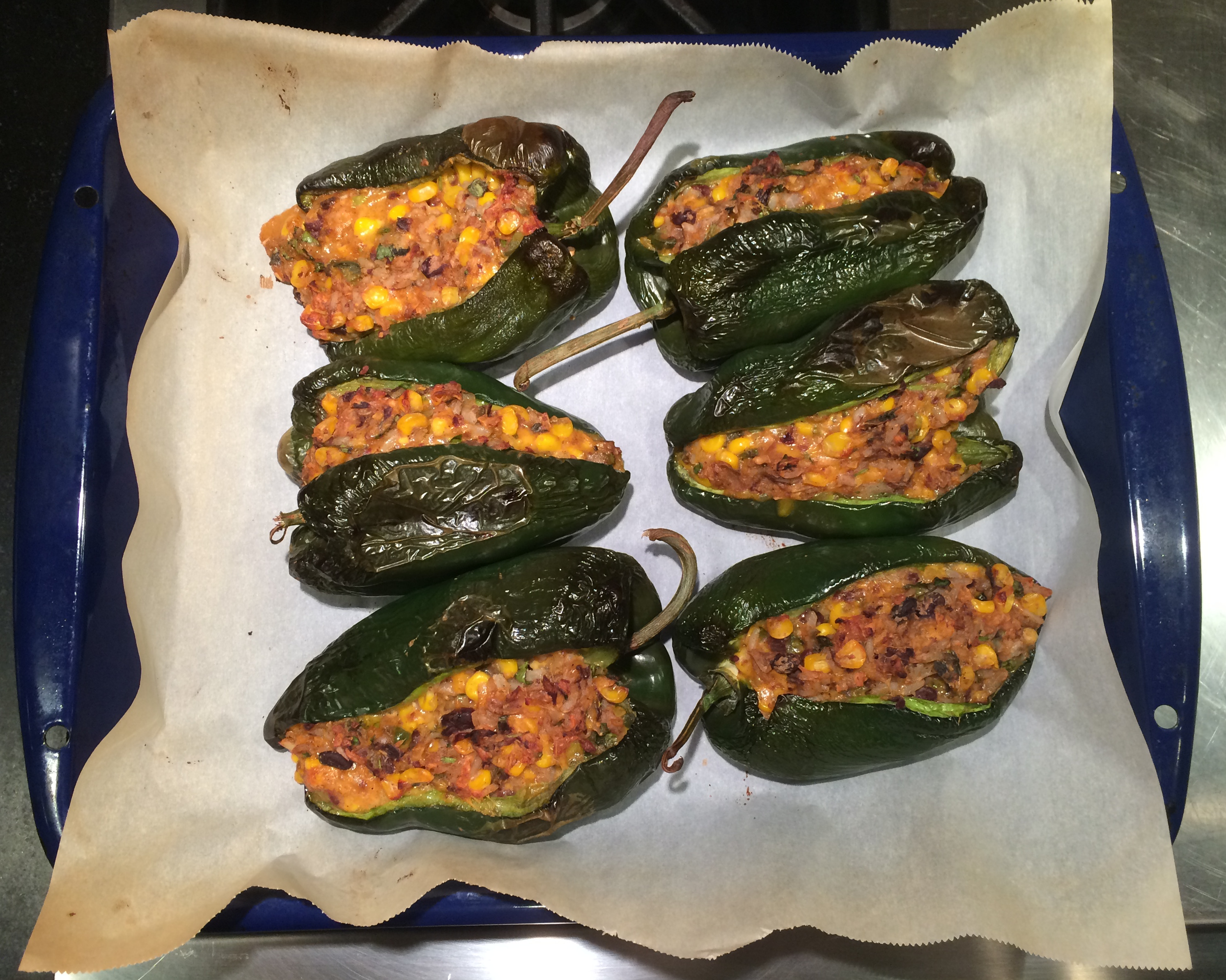 Stuffed Poblano Peppers | Perullo Press